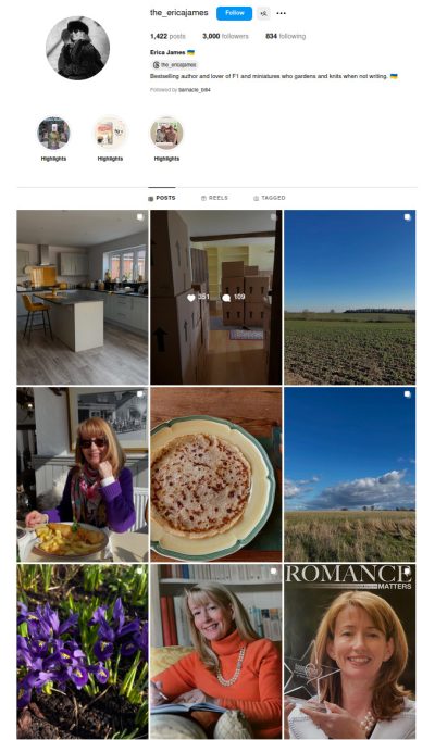 Erica James: Welcome to my website - Erica James: author